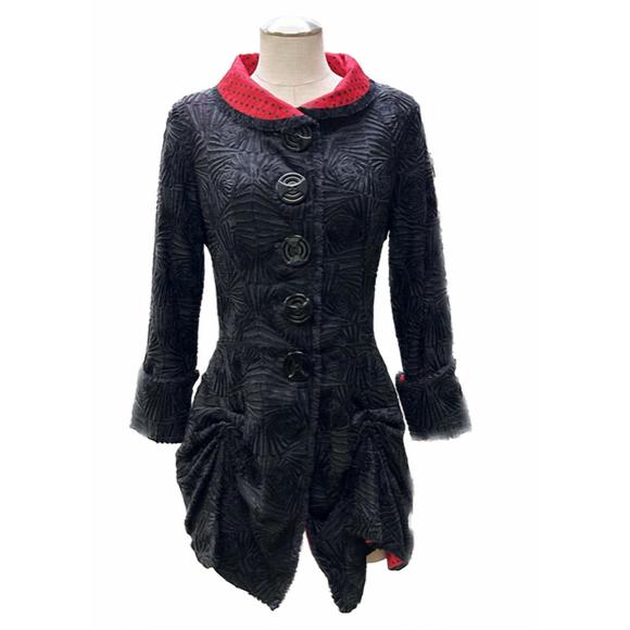 AN REN | Jackets & Coats | New An Ren Reversible Button Down Dress Coat ...